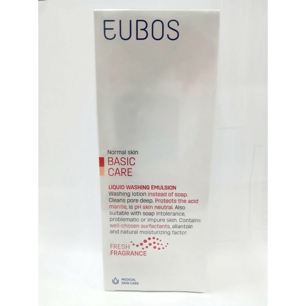 EUBOS BASIC CARE LIQUID WASHING EMULSION (RED) 200ML | Shopee Malaysia