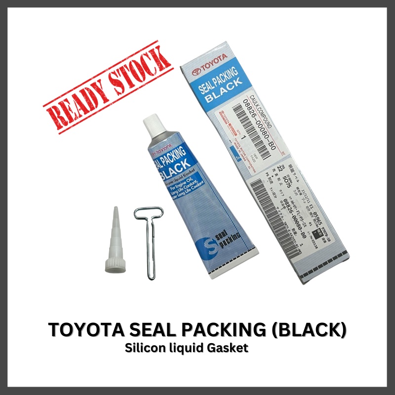 Toyota Seal Packing Black Silicone Gasket Gum 100g | Shopee Malaysia