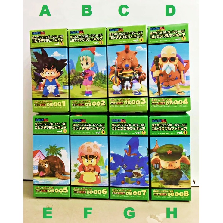 WCF Dragonball Z Chibi Son Goku Bulma Master Roshi Gohan Memorial ...