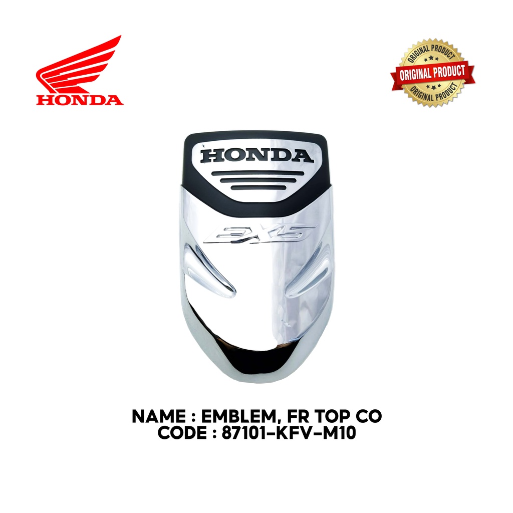 HONDA EX5 DREAM Horn Emblem Logo Front Top Cover 87101-KFV-M10 | Shopee ...