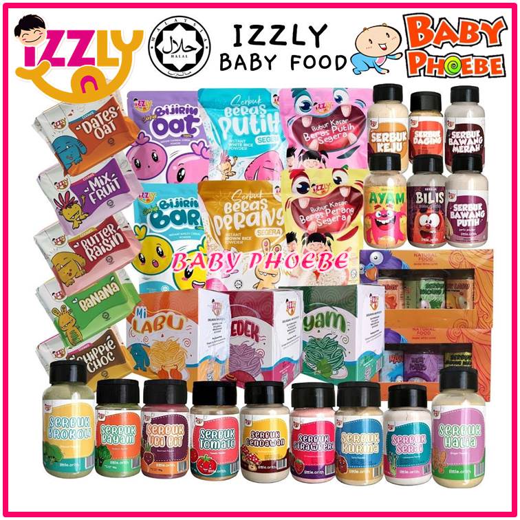 Izzly Baby Food Perasa Serbuk / Biscuit Biskut Bayi / Bubur / Bijirin ...