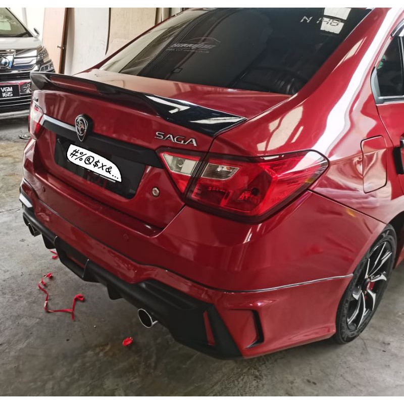 SPOILER SAGA VVT (AMG STYLE DUCKTAIL) | Shopee Malaysia