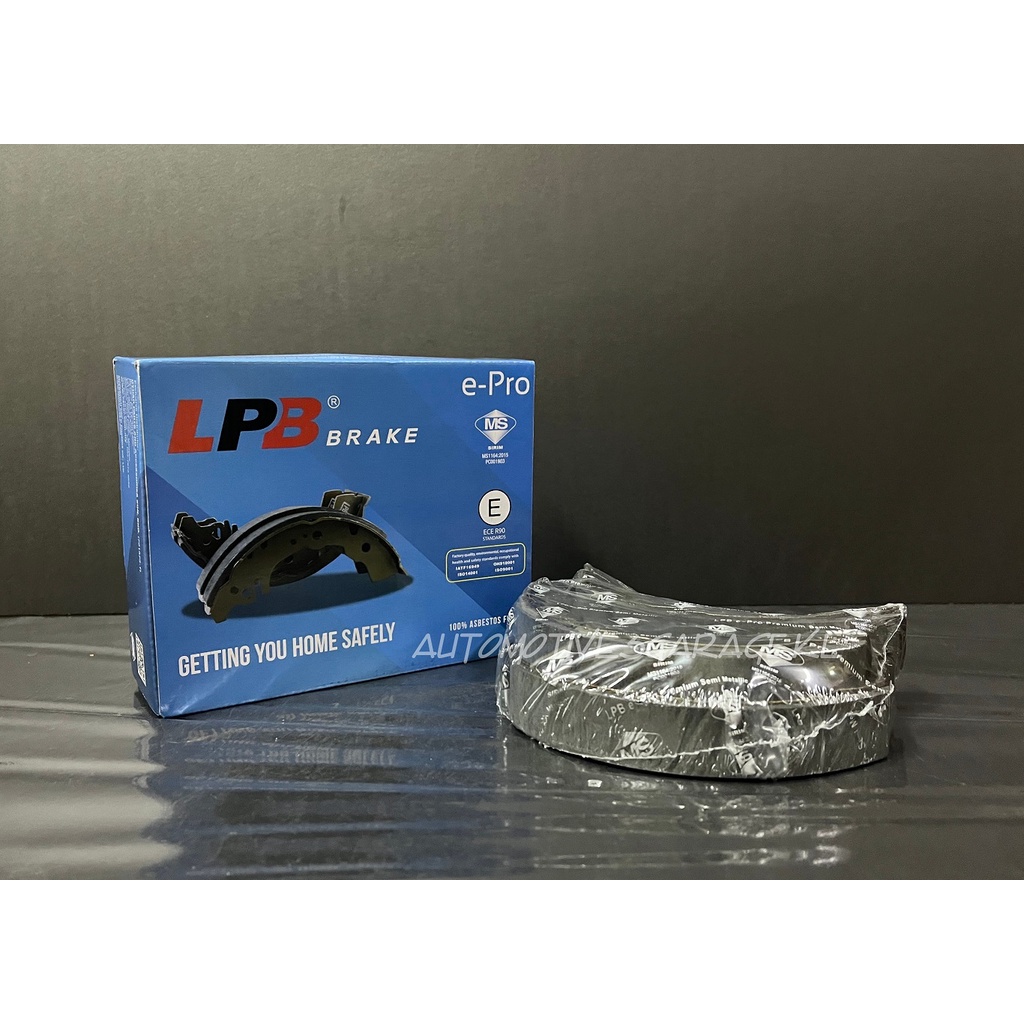 LPB E-PRO BRAKE SHOE - G0046A - PERODUA MYVI / MYVI LAGI BEST / AXIA ...