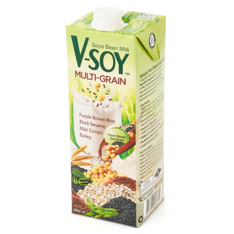 V-SOY MULTI-GRAIN SOYA BEAN MILK - 1 LITRE | Shopee Malaysia