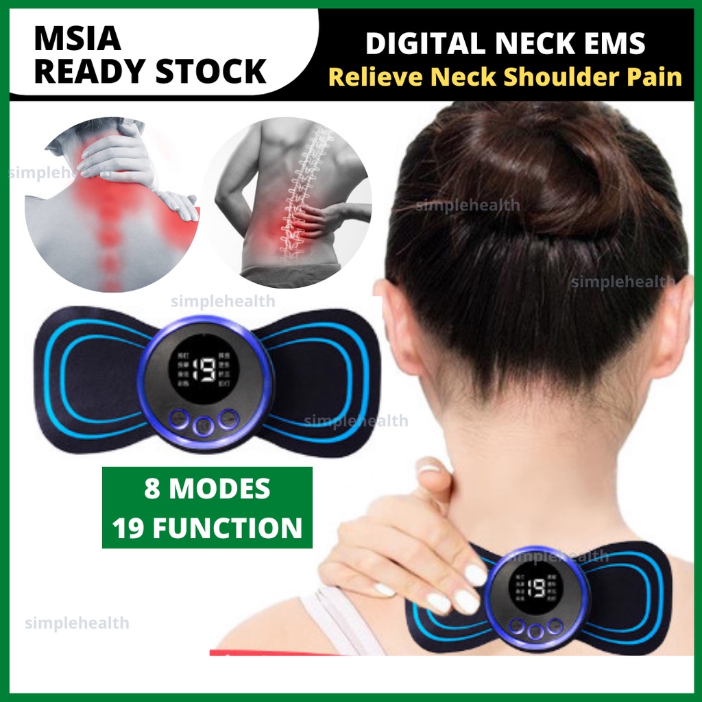Neck Shoulder EMS Body Massage Shoulder Pengurut Leher Badan Koyok ...