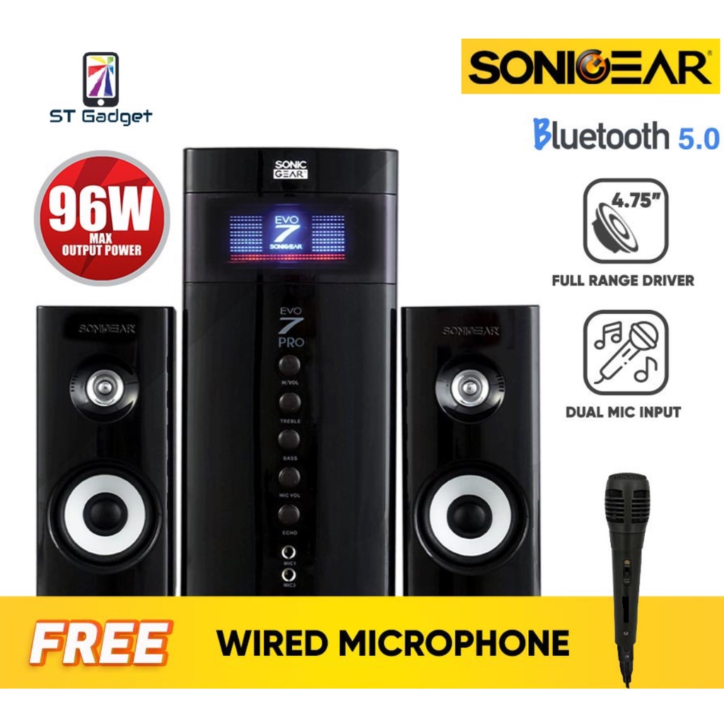 SonicGear EVO 7 Pro BTMI Bluetooth Speaker | Shopee Malaysia