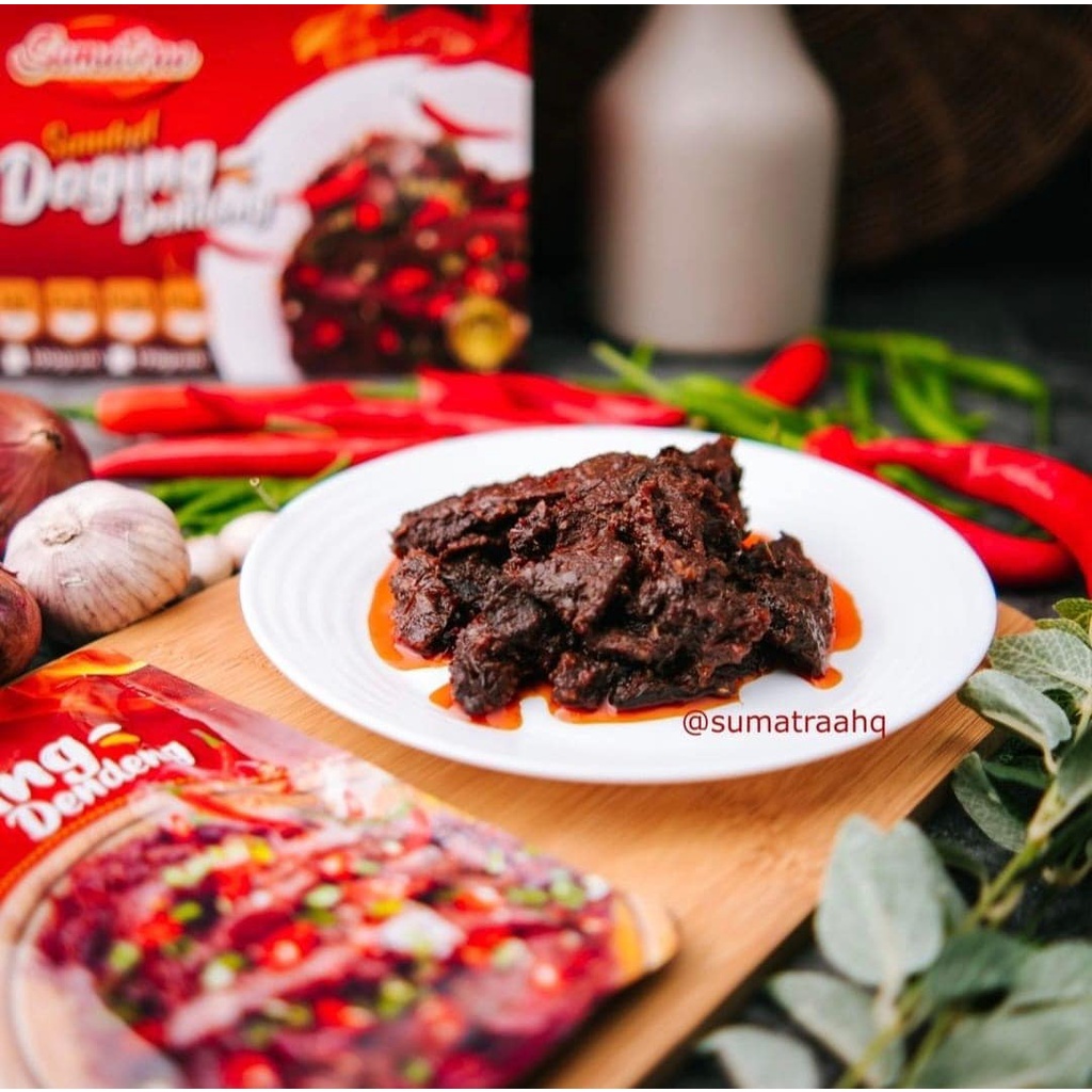 Sambal Daging Dendeng Sumatraa Sambal Daging Dengdeng Ready To Eat Food ...