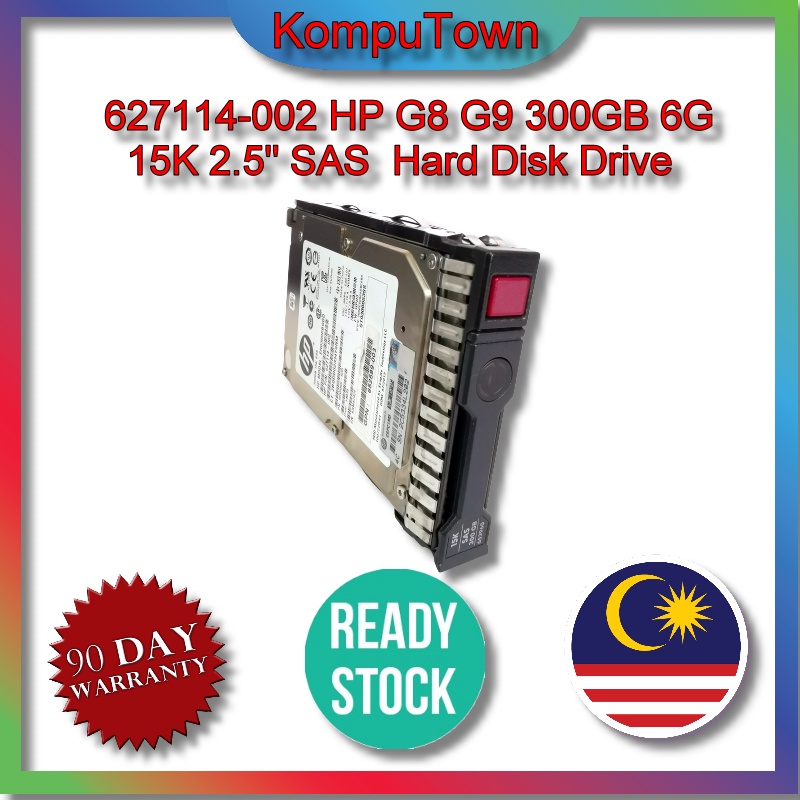 627114-002 HP G8 G9 300GB 6G 15K 2.5" SAS Hard Disk Drive | Shopee Malaysia