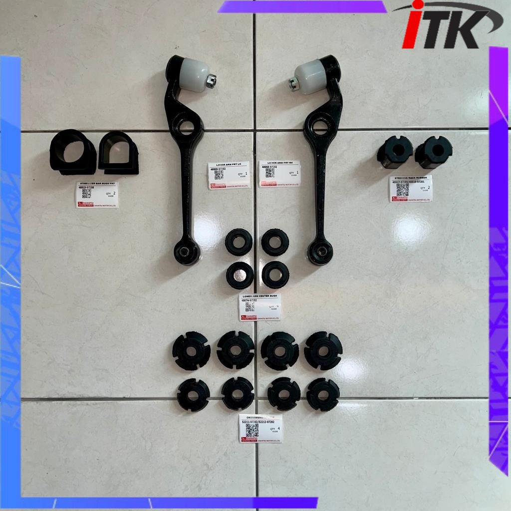 18 ITEM SET FOR PERODUA KENARI & KELISA-LOWER ARM/LOWER ARM CENTER BUSH ...