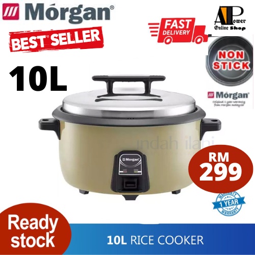 Morgan /ELBA Commercial ELECTRIC Rice Cooker Big 50 Person 10 L MCR ...