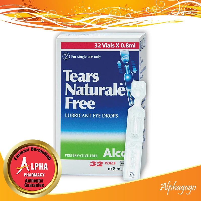 Tears Naturale Free 32 Reclosable Vials (32 X 0.8ml Each) | Shopee Malaysia