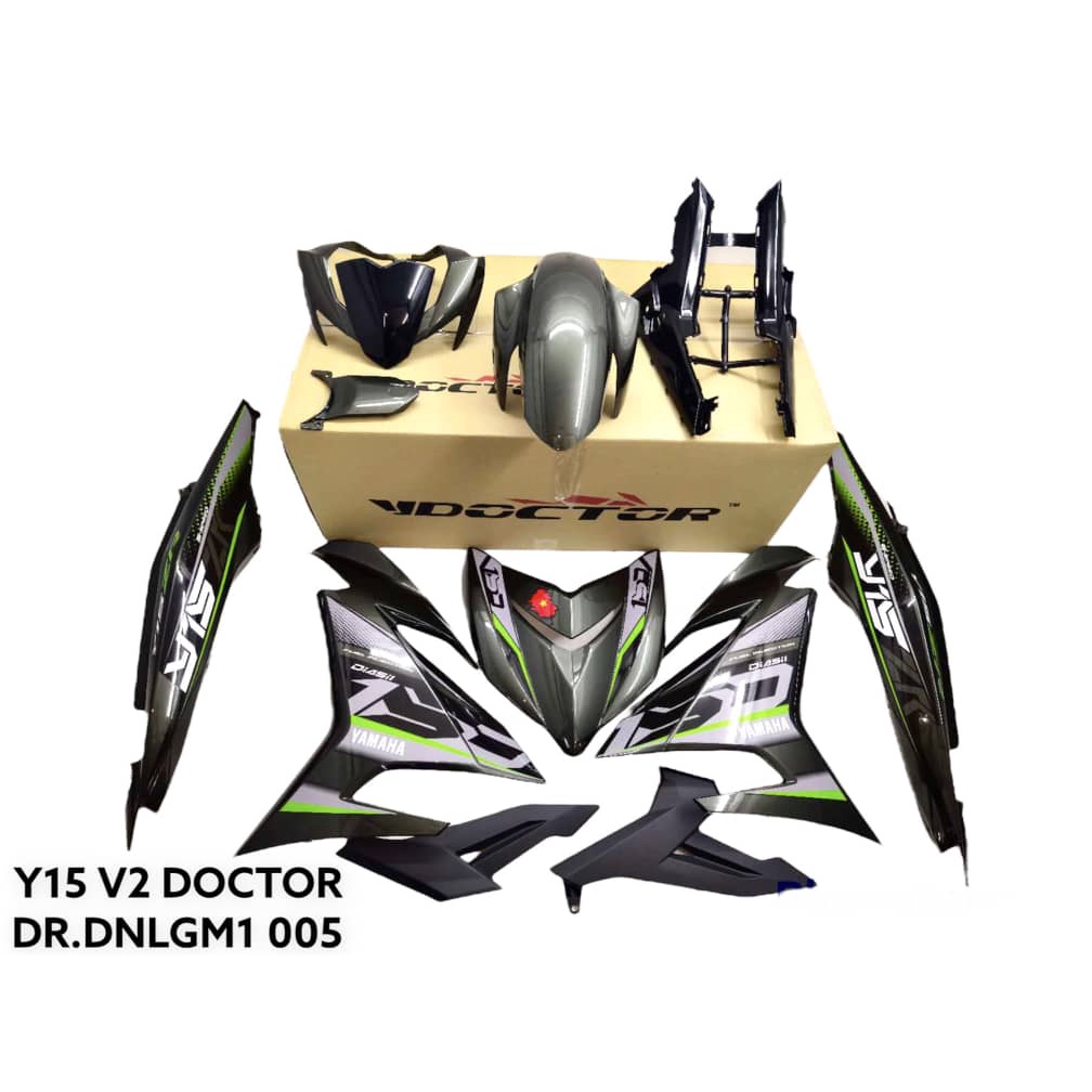 READY STOCK!! YAMAHA Y15 Y15ZR V2 V3 V4 V5 V6 V7 YSUKU DNLGM1 005 BLACK ...