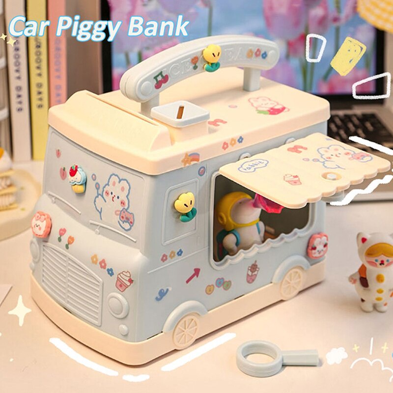 Tabung Duit Tabung Atm Bank Car Coin Bank Cute Piggy Bank for Kids Boys ...