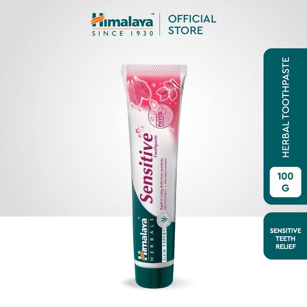 Himalaya Sensitive Herbal Toothpaste (100g) | Shopee Malaysia