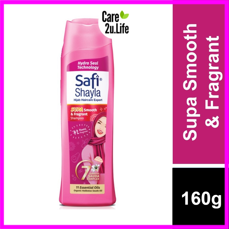 Safi Shayla Supa Smooth & Fragrant Shampoo 160g Hijab Syampu Rambut ...