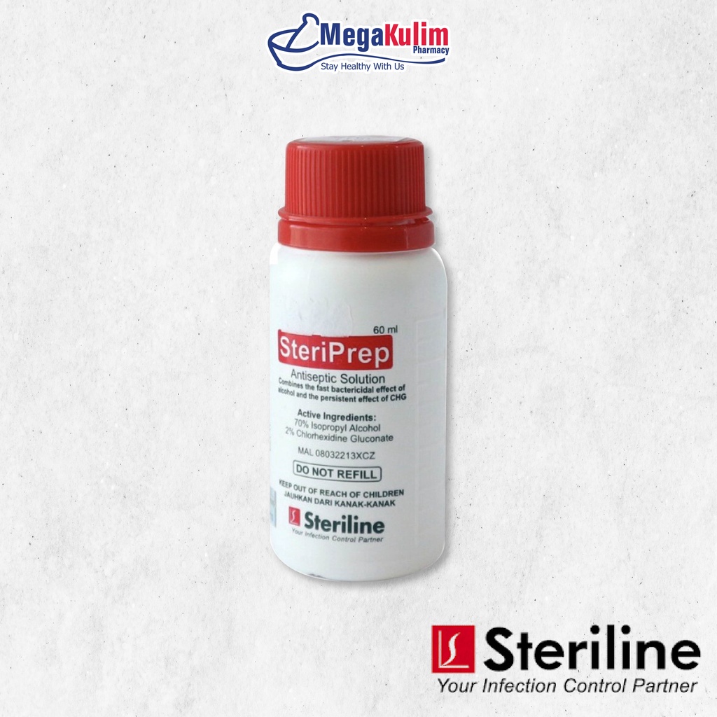 SteriPrep Antiseptic Solution 60mL | Shopee Malaysia