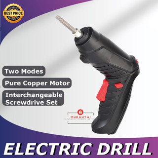 Cordless Electric Screwdriver Drill 3.6V Rechargeable Multifunction ...
