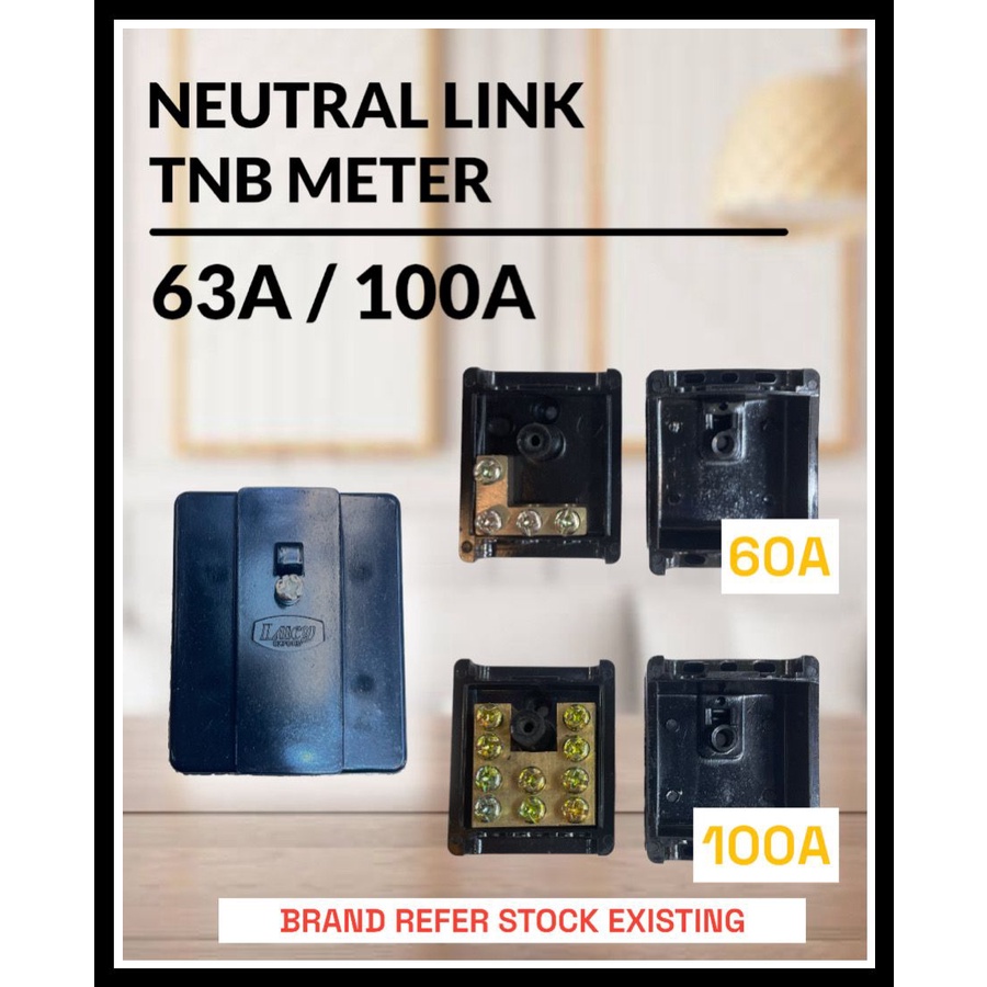 TNB 60A / 100A Neutral Link for TNB Meter | Shopee Malaysia