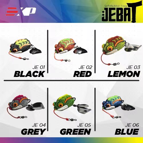 EXP JEBAT Frog Rubber Frog Soft Body Lure soft frog umpan casting ...