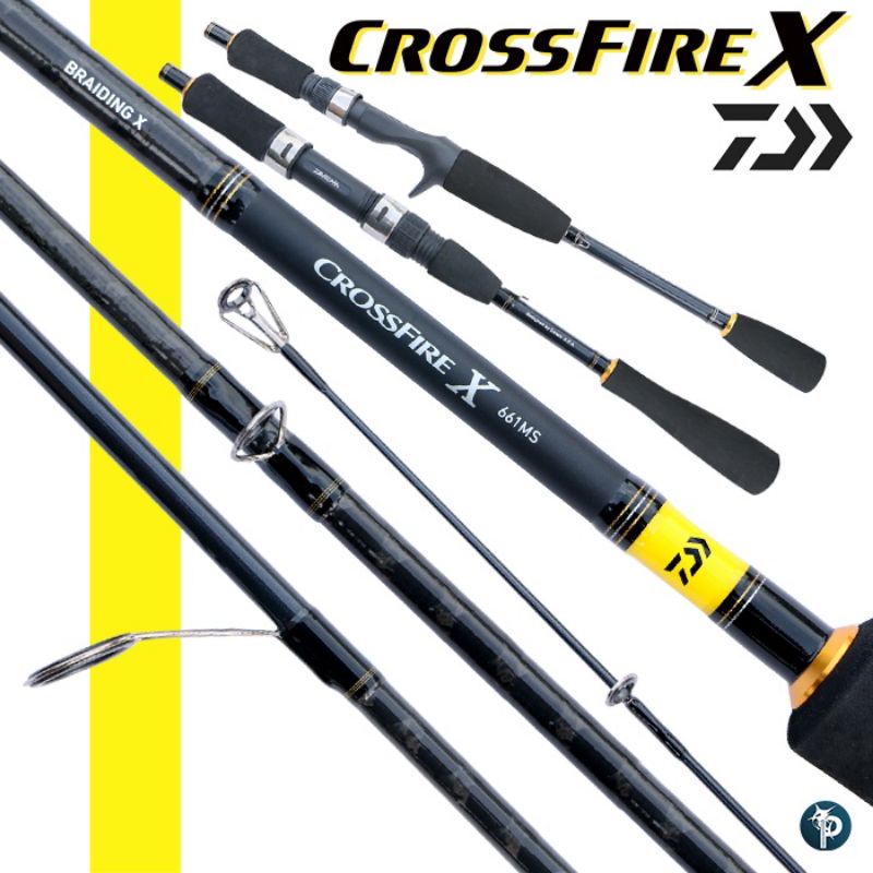 2018 DAIWA fishing rod CROSSFIRE-X SPINNING & BAITCASTING ROD | Shopee Malaysia