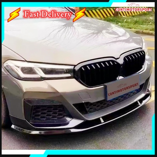 BMW 5 SERIES G30 LCI M PERFORMANCE FRONT LIP SPLITTER 520i MSPORT 530e ...
