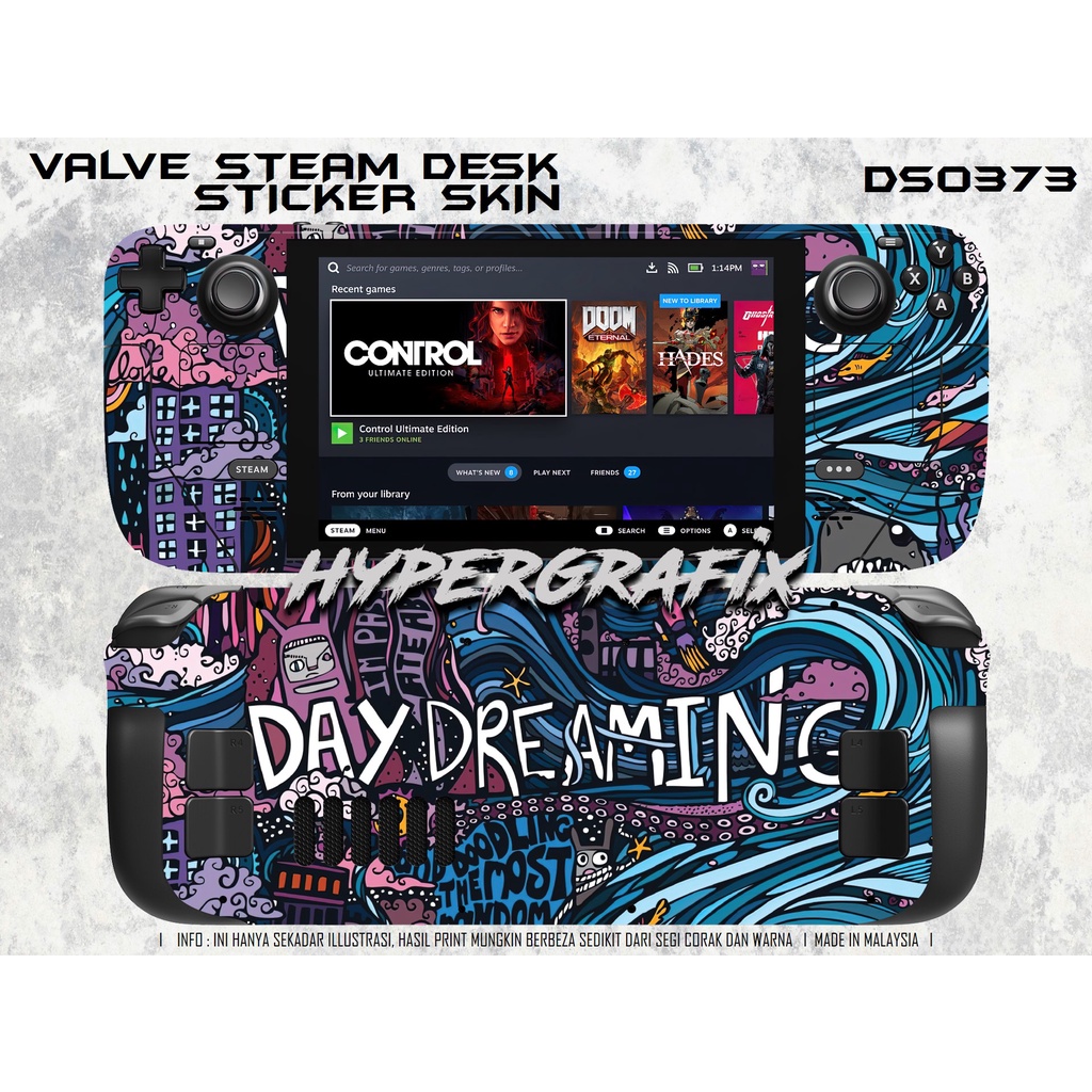 Steam Deck Sticker Skin 373 | Shopee Malaysia