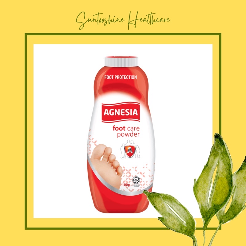 AGNESIA FOOT CARE POWDER 100G ( KAKI BERBAU / KAKI BERPELUH / KAKI ...