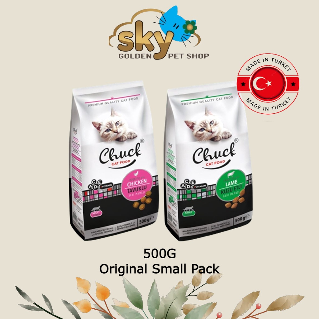 (500G) Chuck With Lamb / Chuck With Chicken ~ Adult Cat Dry Food ...
