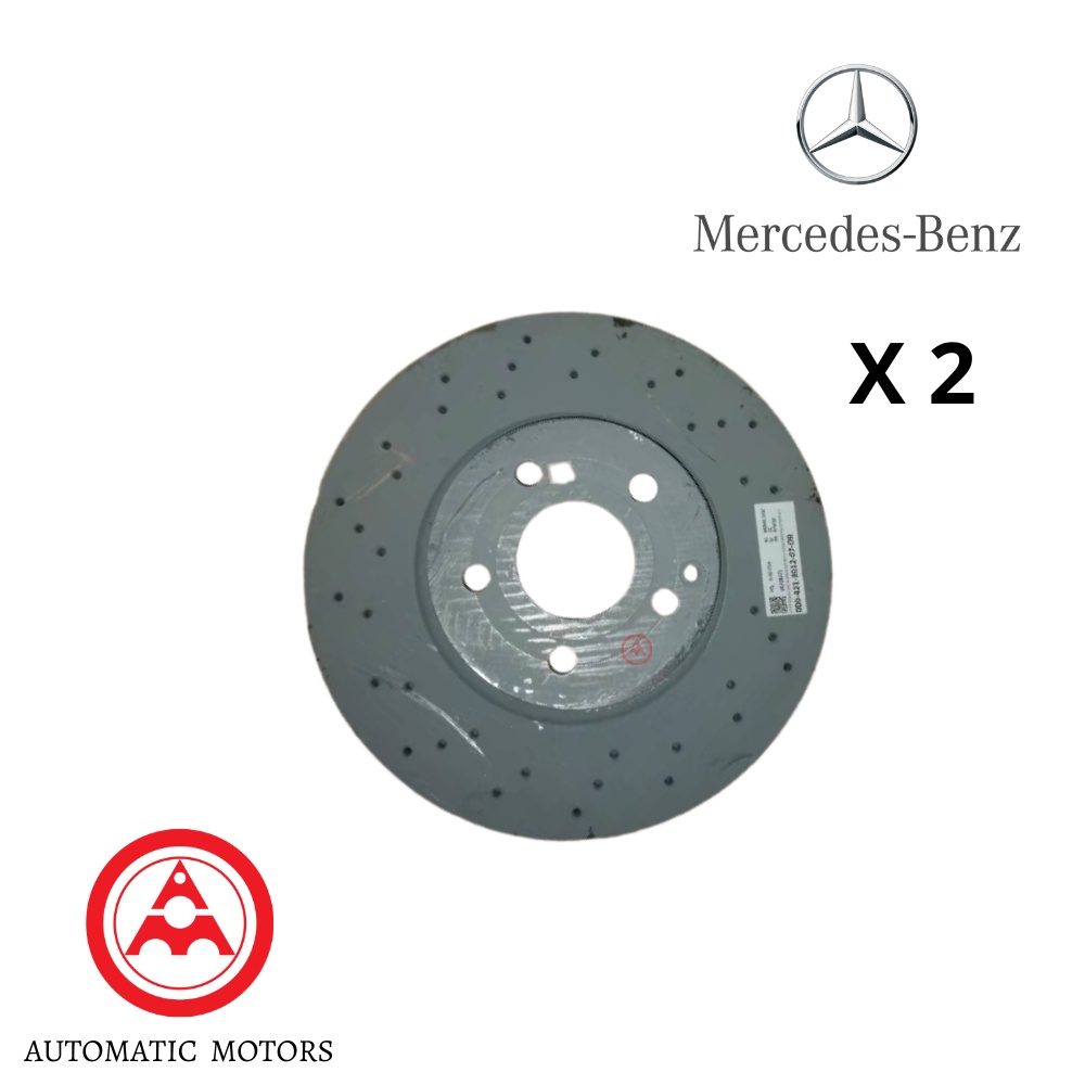 Original Mercedes Benz Front Brake Disc SET W204 W207 W212 E250/E300 ...