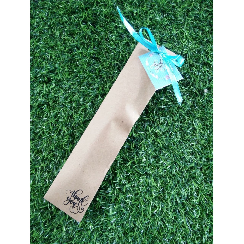 Paperbag Saiz sudu Garfu Kayu TAG THANK YOU | Shopee Malaysia