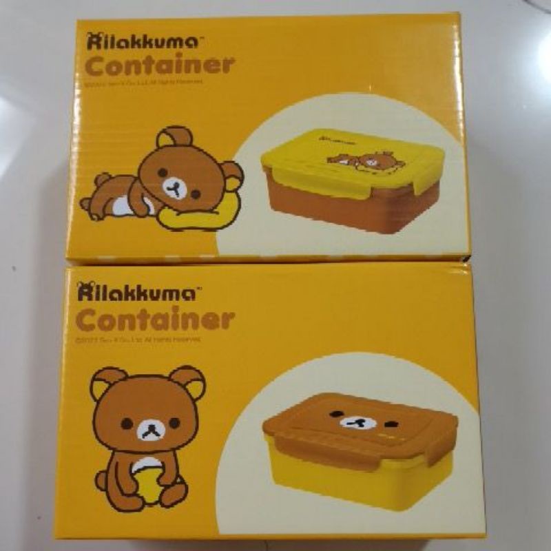 Limited Edition Rilakkuma Food Container Tupperware Lock & Lock by ...