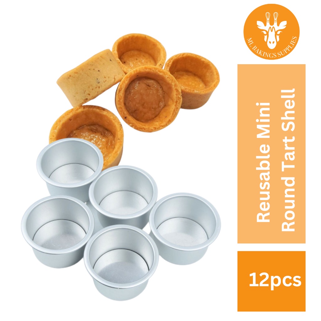 (12 pcs) Acuan tart mould tart hokaido tart egg tart biscoff Acuan ...
