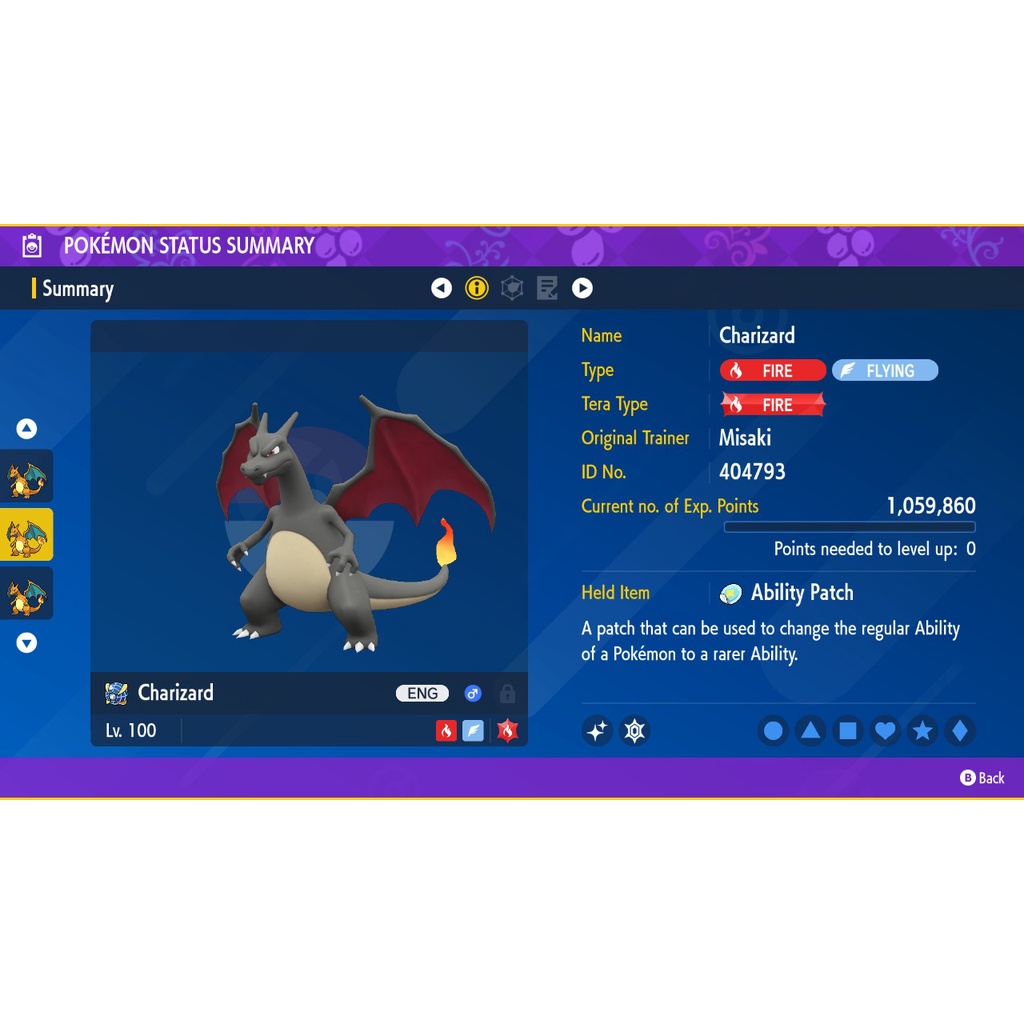 Pokemon Scarlet & Violet Shiny 6IVs Full Ev Trained Charizard | Shopee ...
