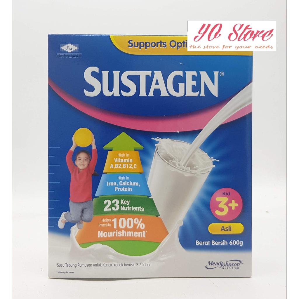 Sustagen Kid 3+ 600gm ( Original / Chocolate ) | Shopee Malaysia