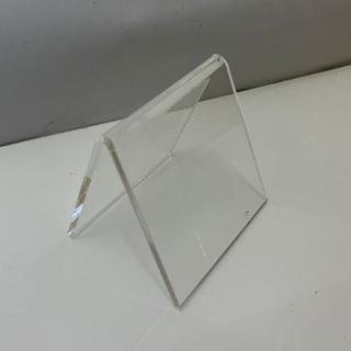 QR Code Premium Acrylic V shaped Standee Table Number Stand | Shopee ...