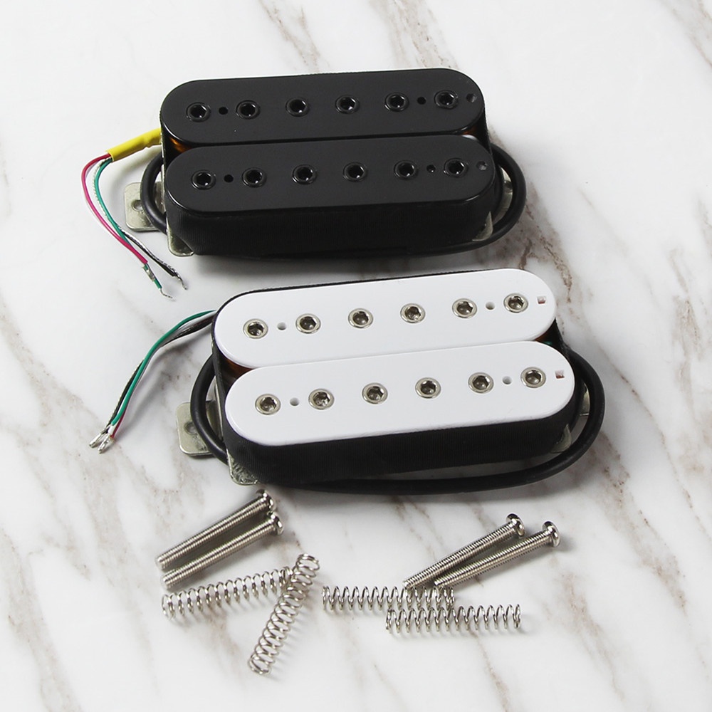 FLEOR Alnico 5 Humbucker Pickup Double Coil Electric Guitar Pickup for ...