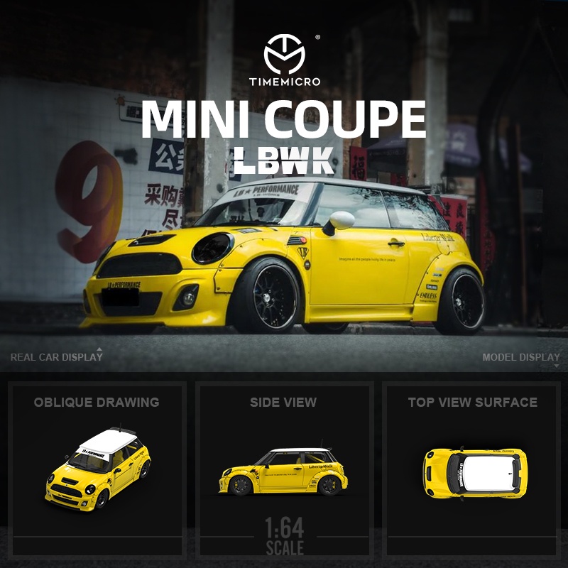 TIME MICRO 1/64 LBWK MINI COOPER YELLOW | Shopee Malaysia