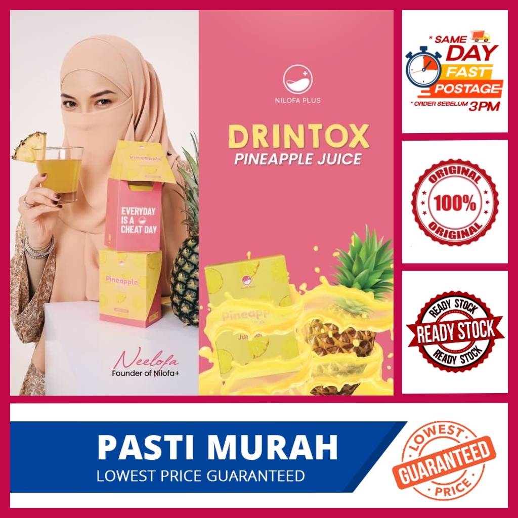 Nilofa Drintox / Nilofa Plus Pineapple Detox Juice / NilofaPlus ...