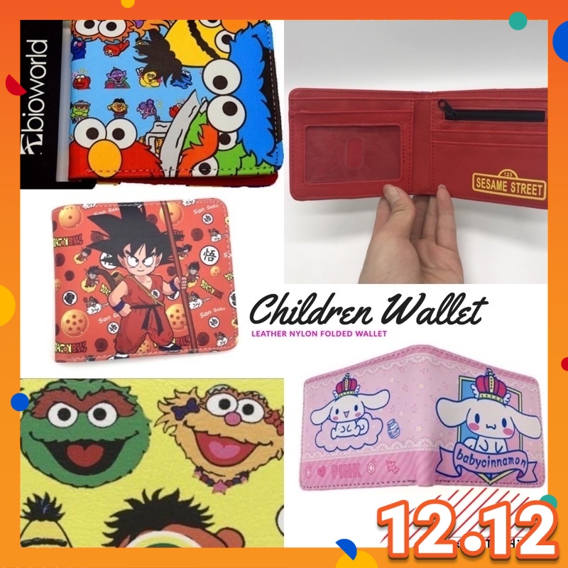 [Ready Stock]E11-Sesame Street kid wallet | Shopee Malaysia