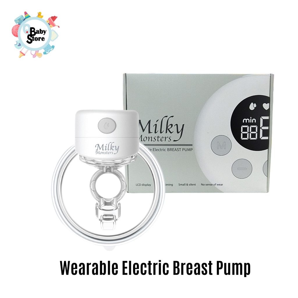 Milky Monster S12 Hands Free Wearable Breast Pump (24mm) [1 Year ...