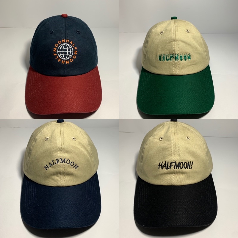 Halfmoon Cap Model Baseballs | Polocaps | Topi | Hat. | Shopee Malaysia