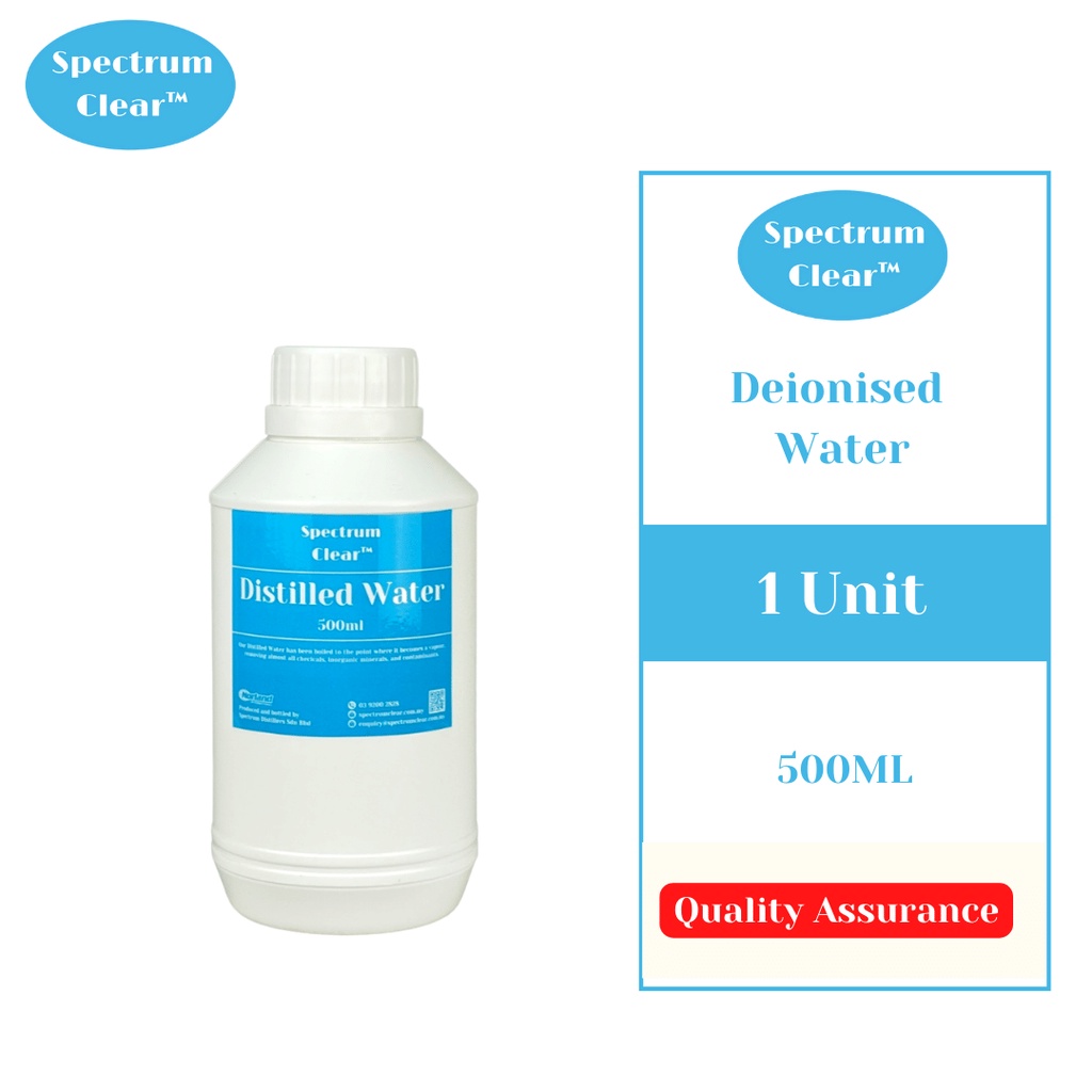 Deionised Water 500ML | Lab Grade | Malaysia Manufacturer & Supplier ...