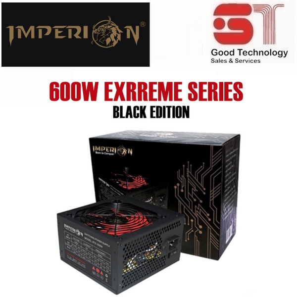 IMPERION 600W EXTREME SERIES POWER SUPPLY BLACK EDITION | Shopee Malaysia