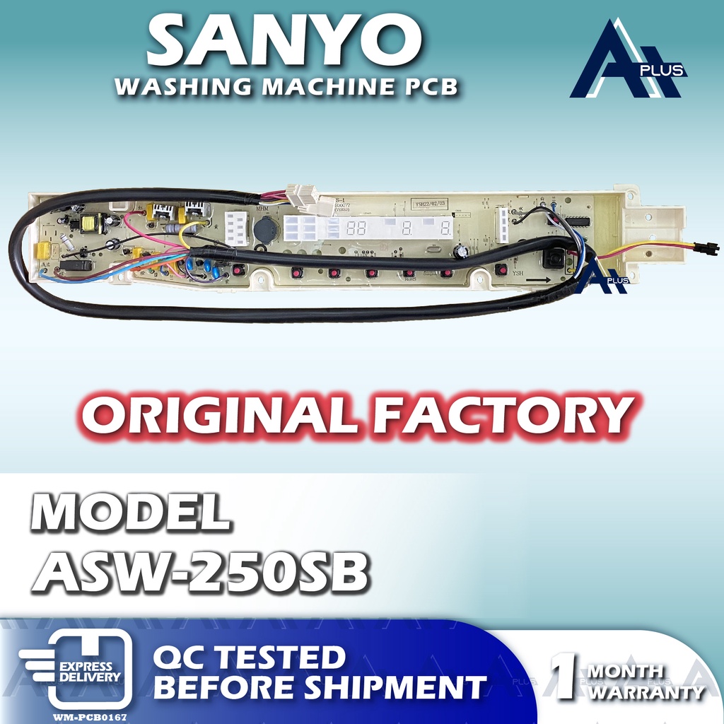 (ORIGINAL FACTORY) ASW-250SB SANYO Washing Machine PCB Board BOARD ...