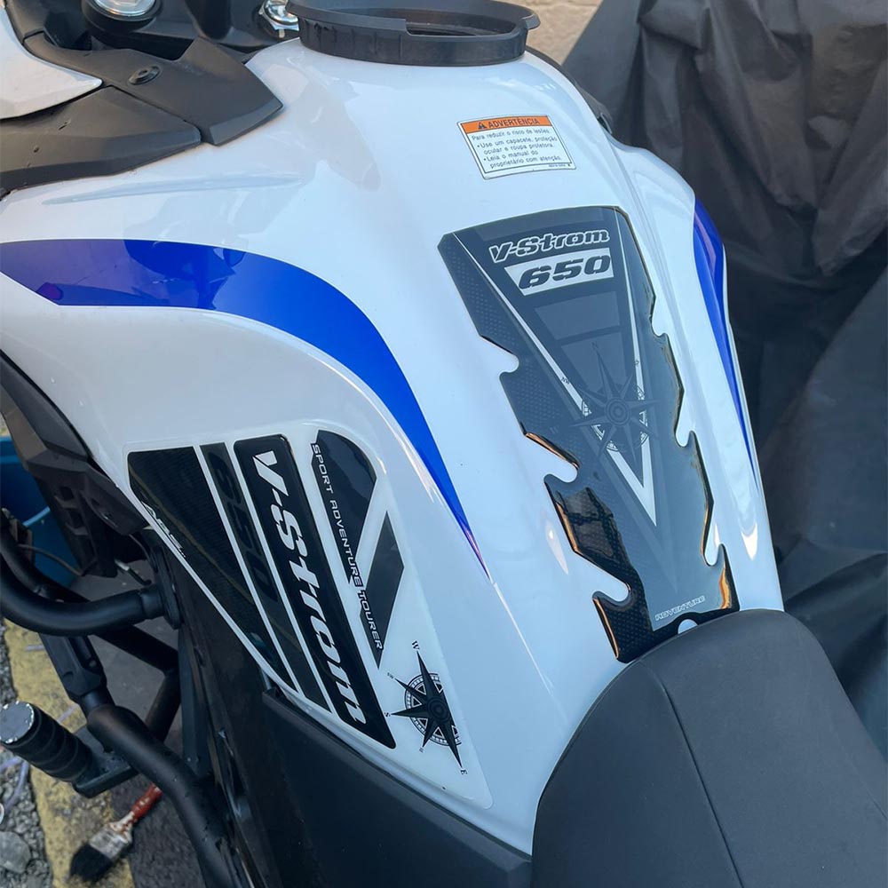 For Suzuki V Strom Vstrom Dl 650 Xt 650xt Tank Pad Protection Fuel Oil 