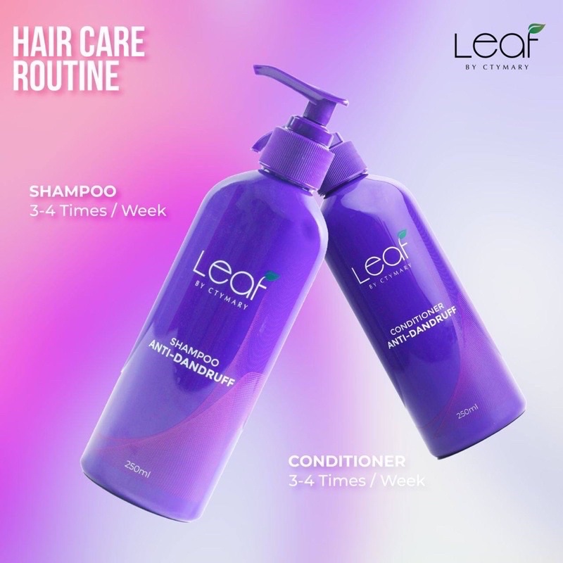 SET ANTI -DANDRUFF SHAMPOO LEAF FAITH FLEUR BYCTYMARY(Merawat Kelemumur ...