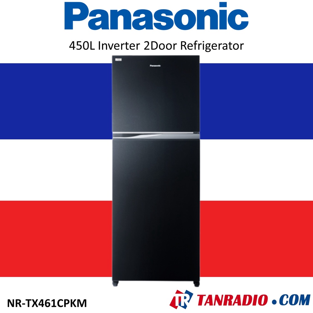 Panasonic 450L Inverter Energy Saving 2 Door Top Freezer Refrigerator ...