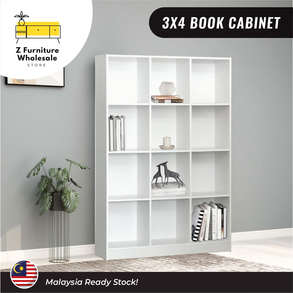 12 Cubes Book Shelf / Filing Cabinet / Divider / 6ft Book Cabinet ...