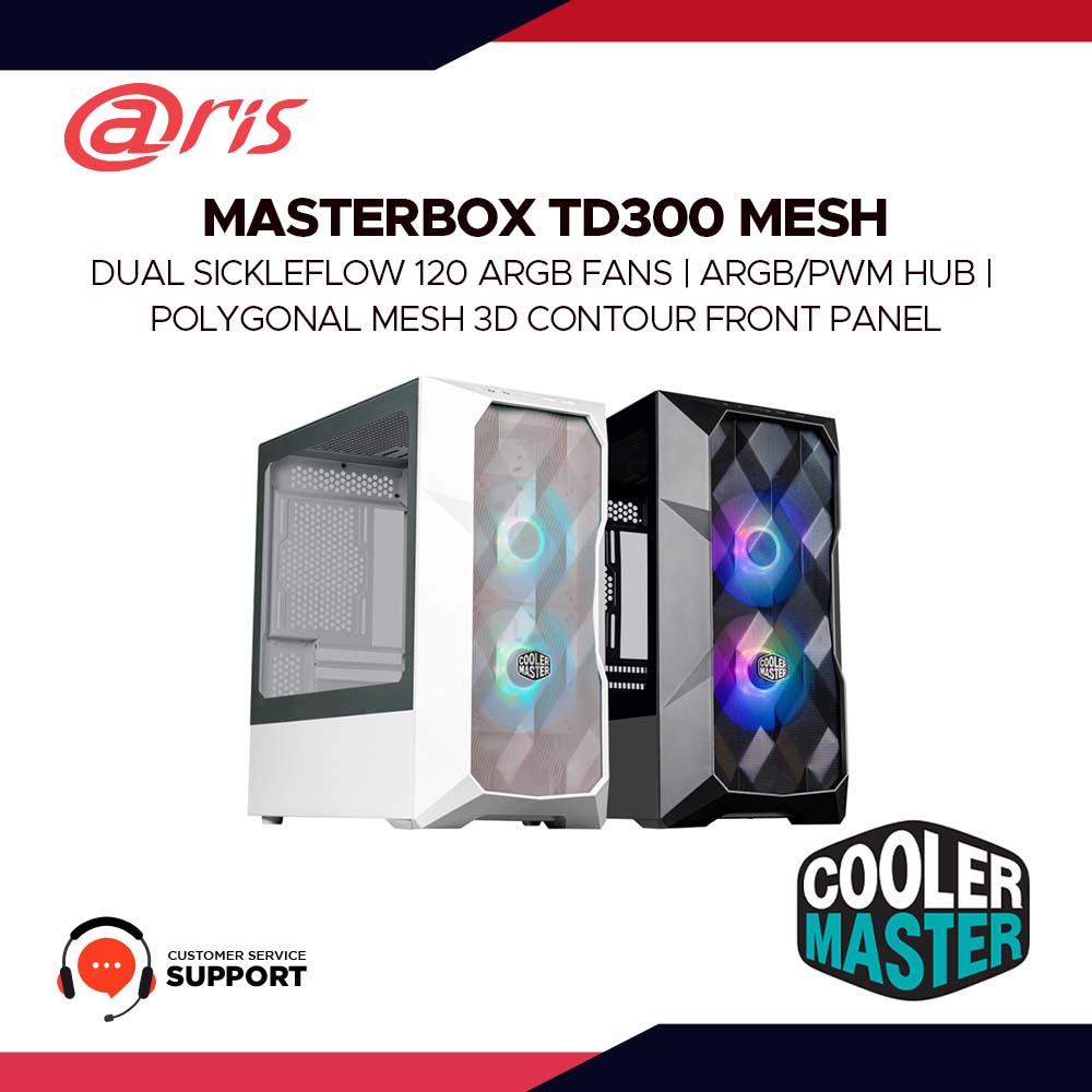 Cooler Master MasterBox TD300 Mesh Micro-ATX Case | Shopee Malaysia