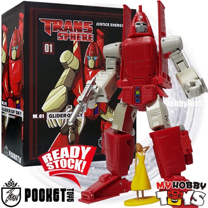 Pocket Toys Transformable Robot - PT M01 Glider of sky ( MP Masterpiece ...